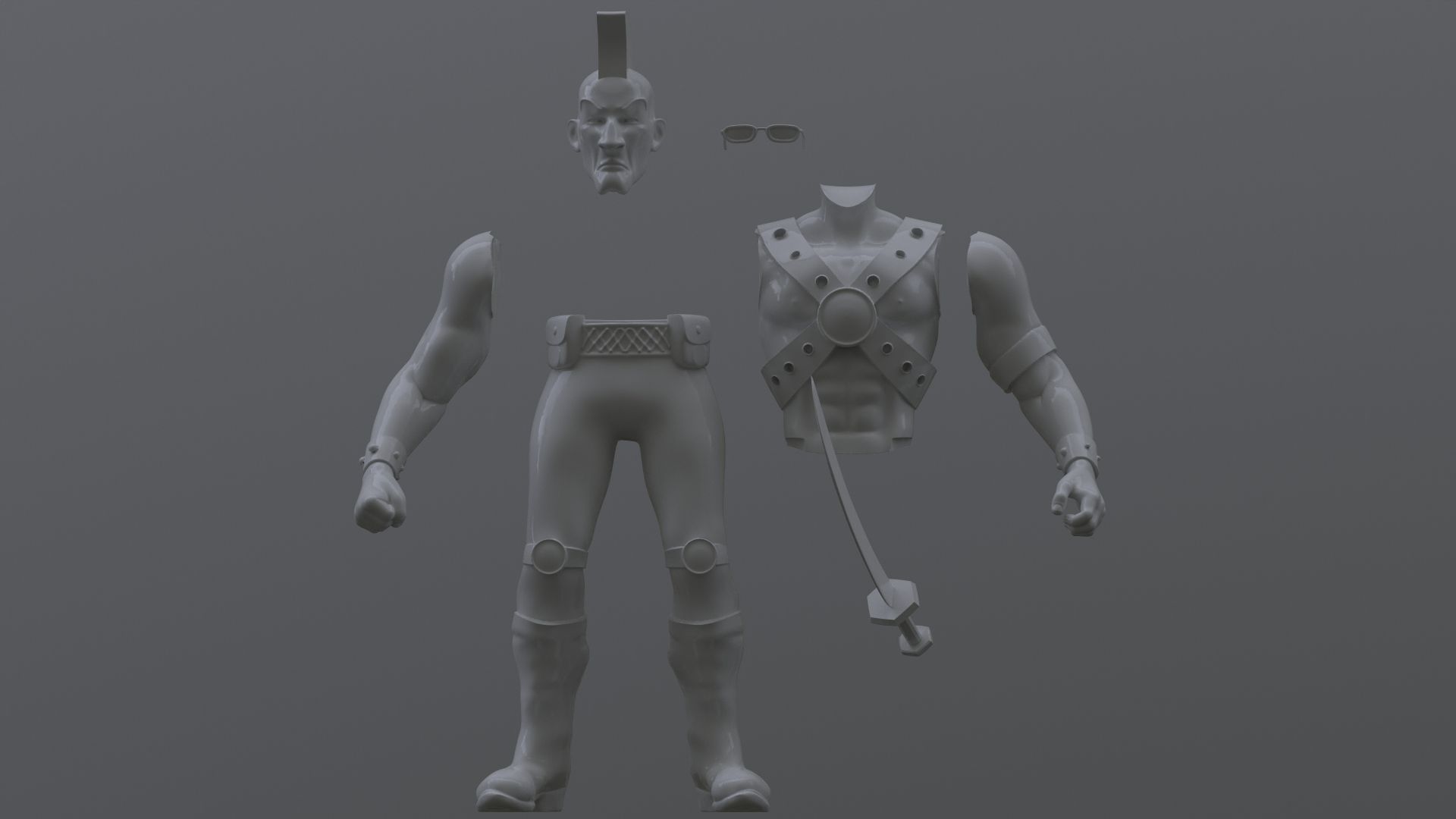 Archivo 3D Grunt Pre-mutación - TMNT 1987 🥷・Design para impresora 3D ...