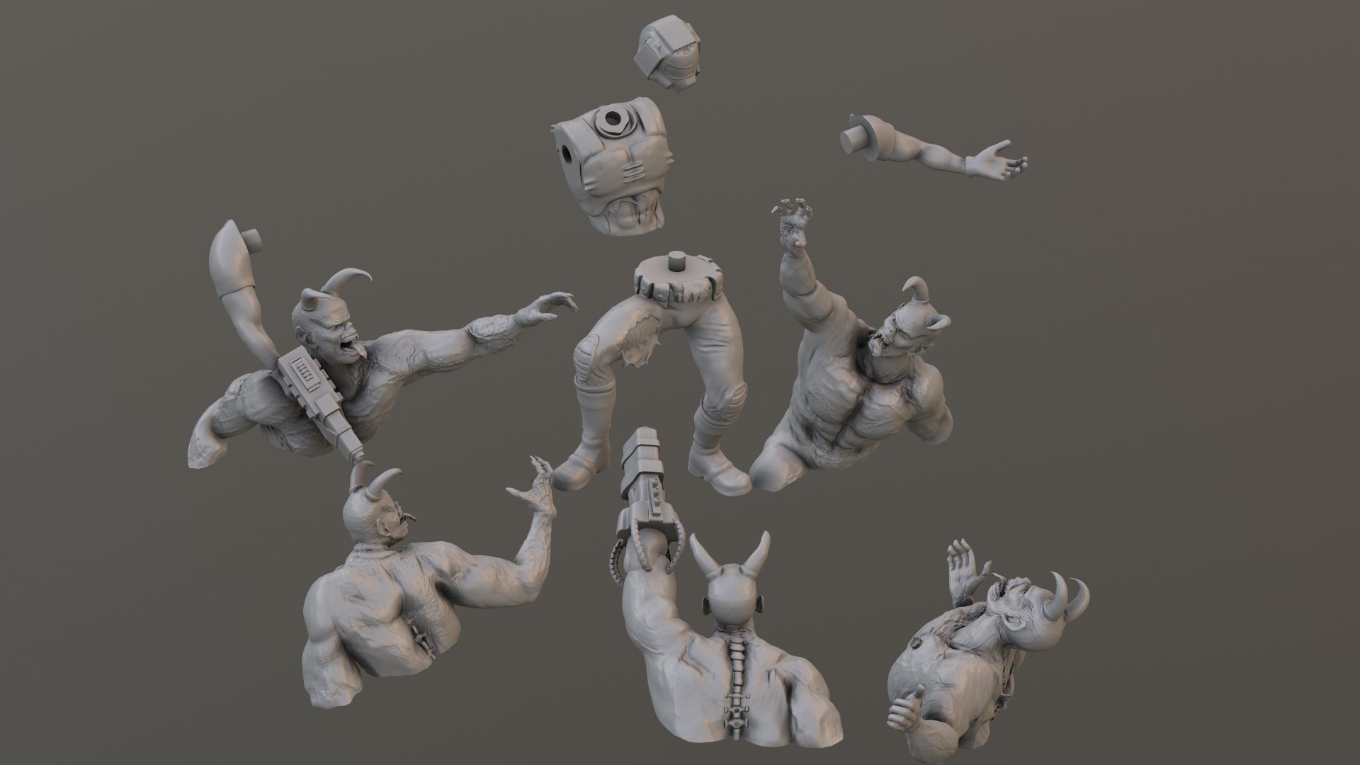 🫡 Doom Classic Cover Diorama Printable・ 3D File for ・Cults