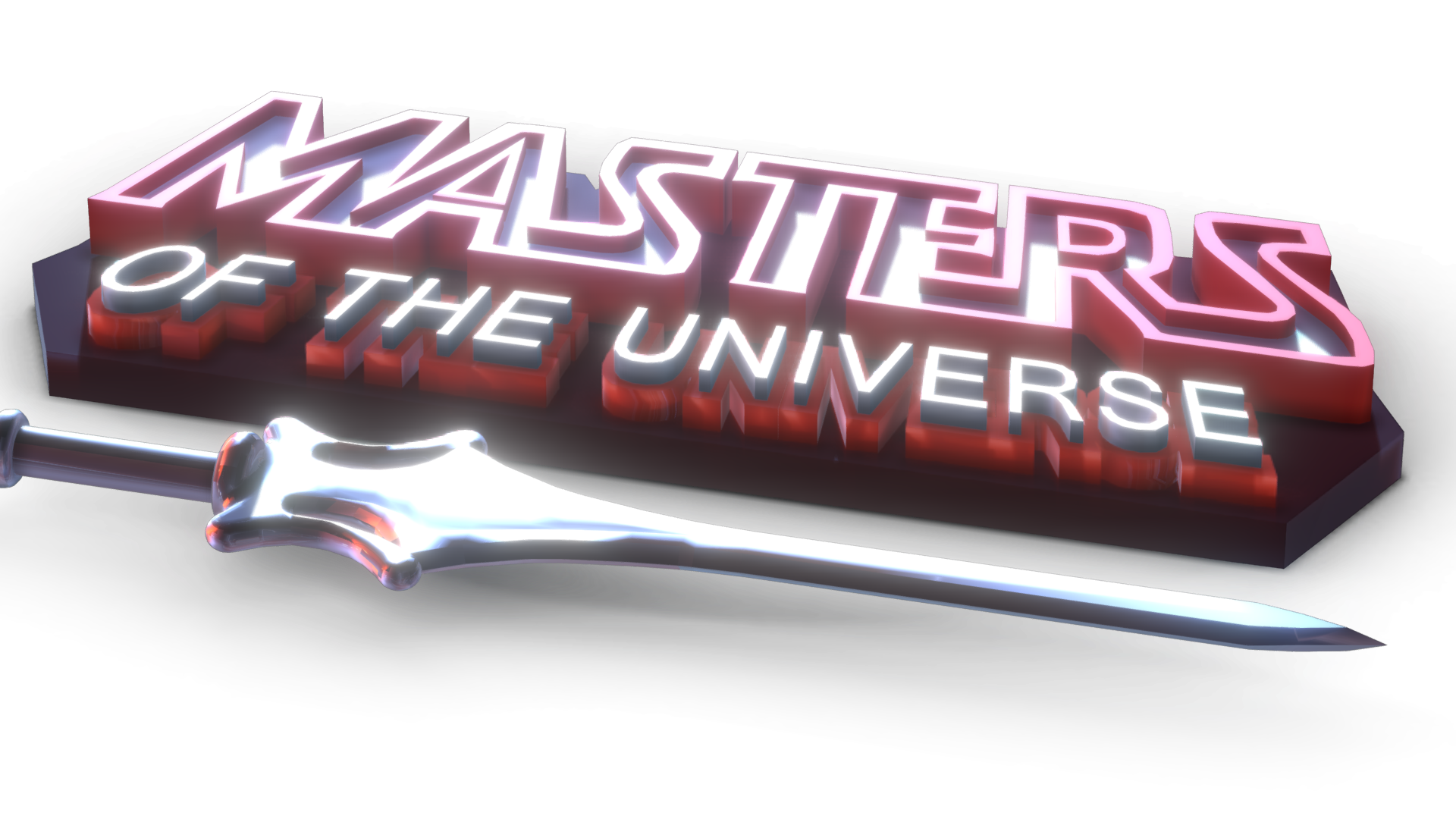 3D-Datei Masters of the Universe - Druckfähiges Logo 🌐 ・3D-druckbares ...