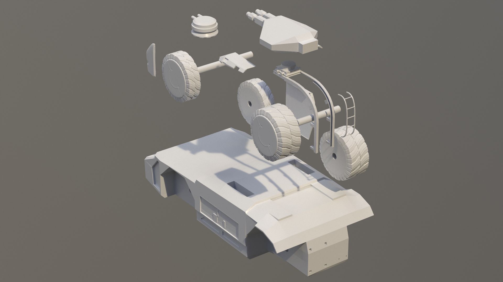 👽 Aliens APC - M577 Armored Personnel Carrier・ 3D File for 3D printing ...