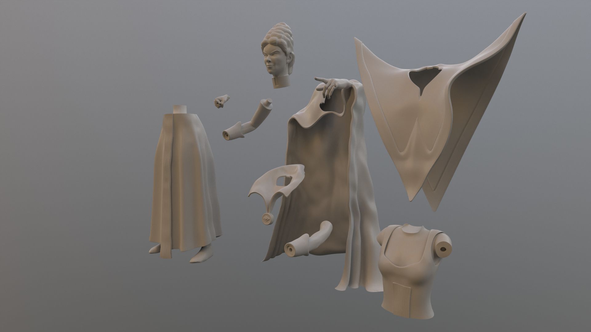 3D file TMNT Tempestra printable 🥷 ・3D printer design to download・Cults