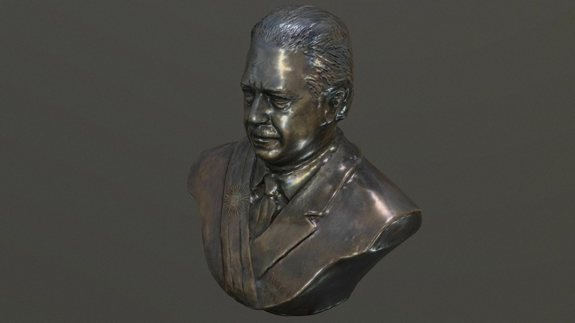 Fichier 3D Raúl Ricardo Alfonsín - Busto Printable and Renderable 👫 ...