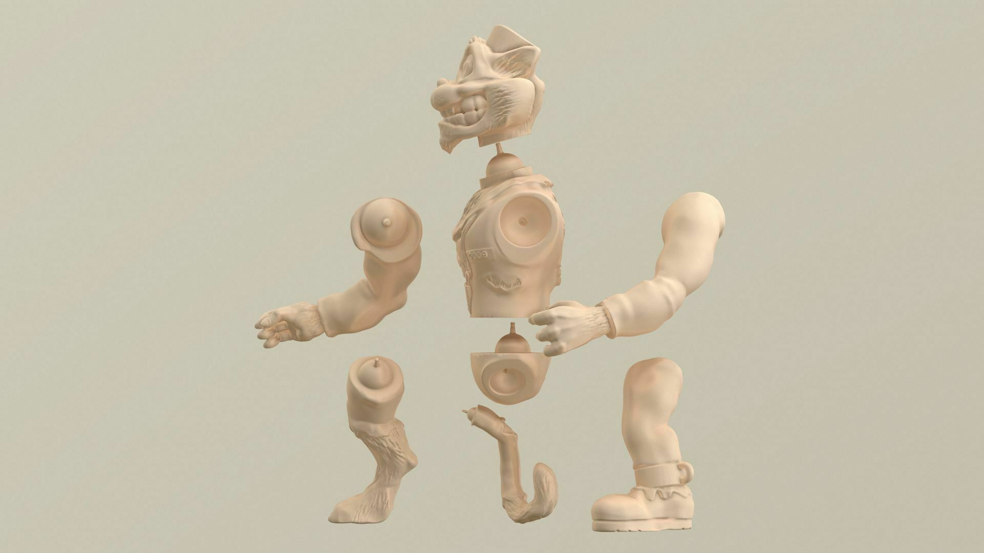 🥷 TMNT Scratch 3D Printable・ 3D File for ・Cults