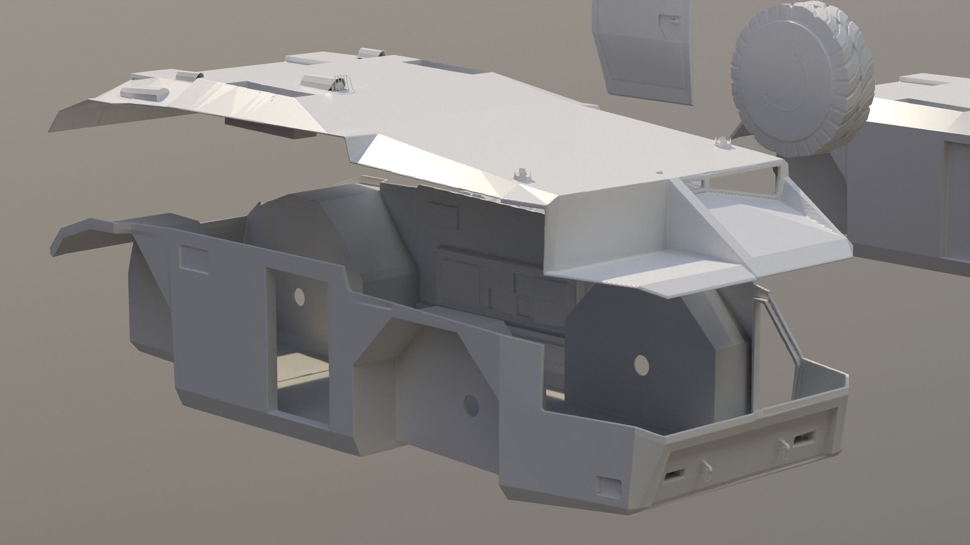 👽 Aliens APC - M577 Armored Personnel Carrier・ 3D File for 3D printing ...