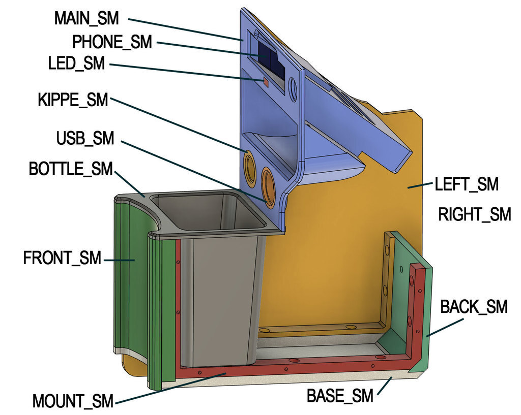 🚗 Mittelkonsole / Center Console f. Smart 452・Free 3D File for ・Cults