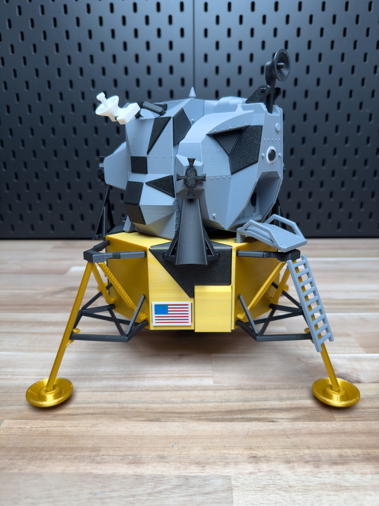 🦅 Lunar Lander Kit (No Support, No AMS, No Glue)・Free 3D File for ・Cults