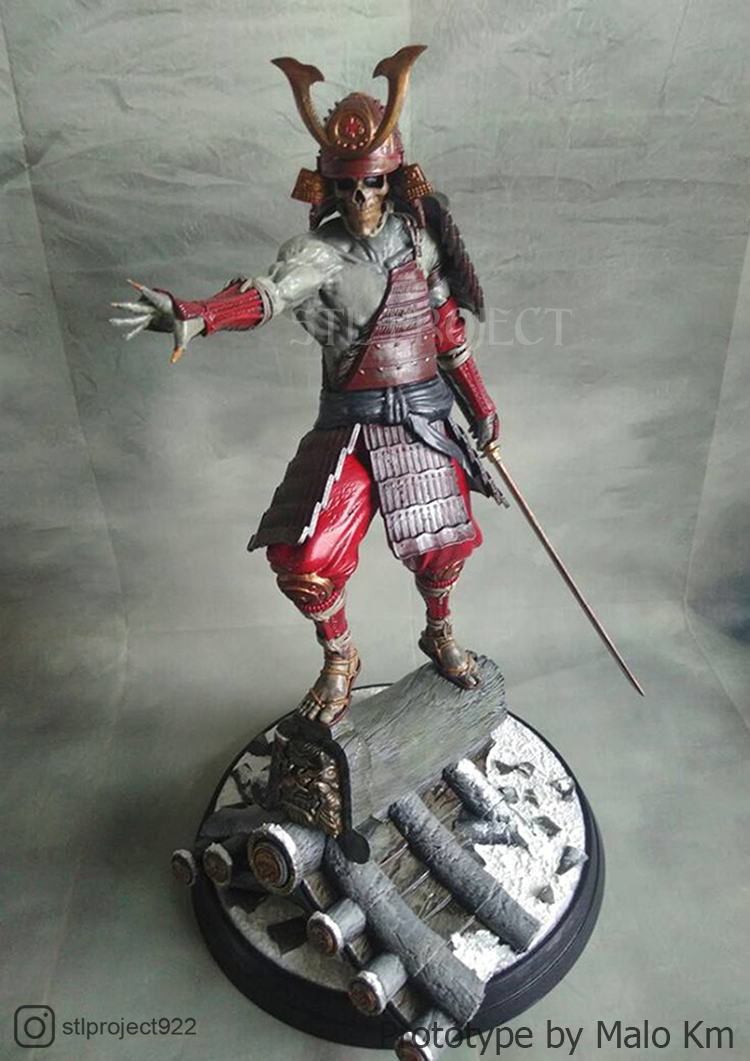 Archivo 3D Samurai muerto 🗡️ ・Plan imprimible en 3D para descargar・Cults