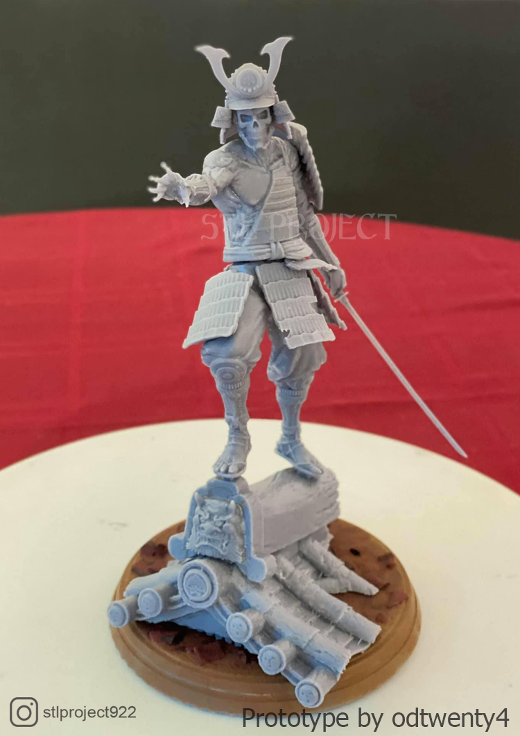 😵 Dead Samurai・ 3D File for ・Cults