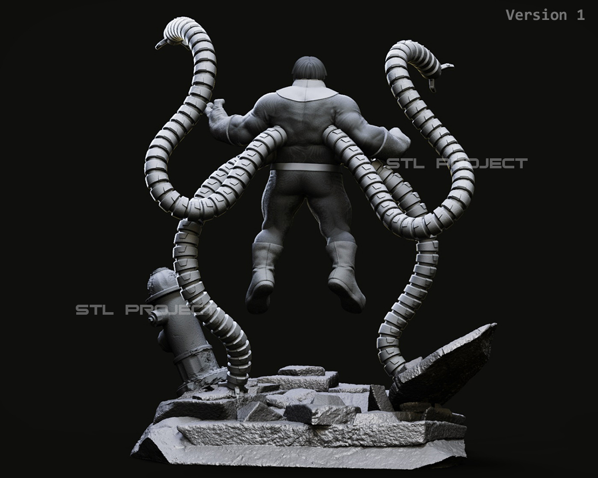 Fichier 3D Docteur Octopus - Fan Art 🐙 ・Modèle pour impression 3D à ...