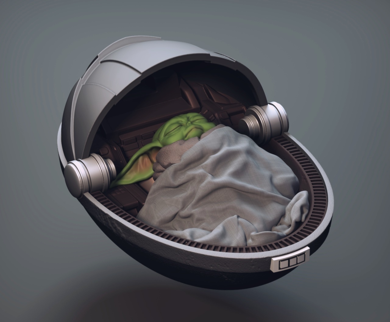 3D file Baby Yoda Set 👶 ・3D print design to download・Cults