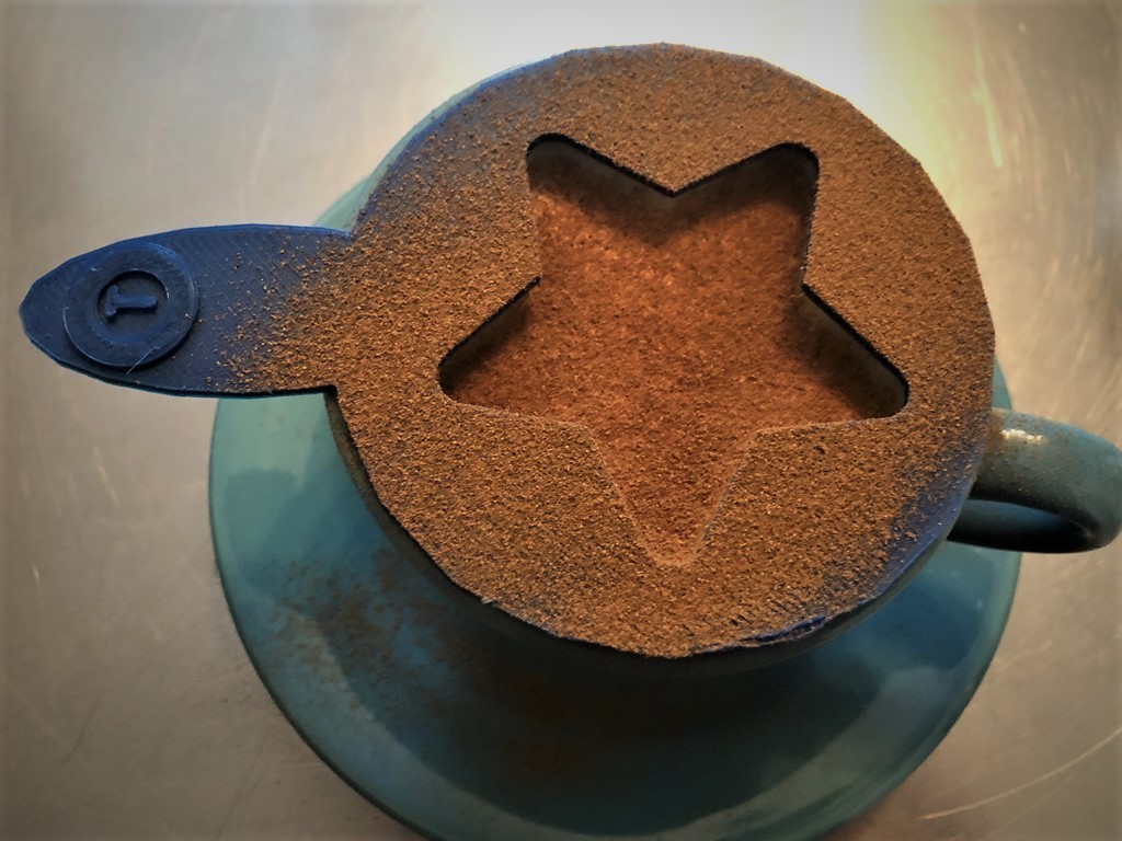 Archivo STL Plantilla de café - Estrella 🍔 ・Modelo imprimible en 3D ...