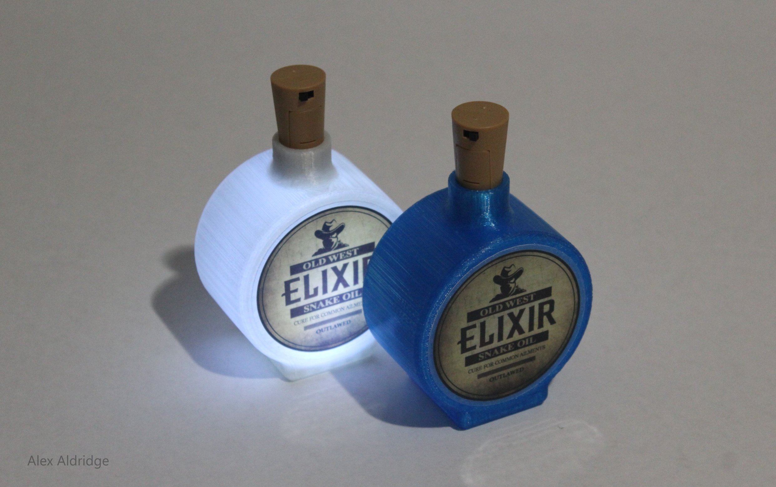 STL file 3D Printed Elixir Snake Oil Poison Bottle 🐍 ・3D printing ...