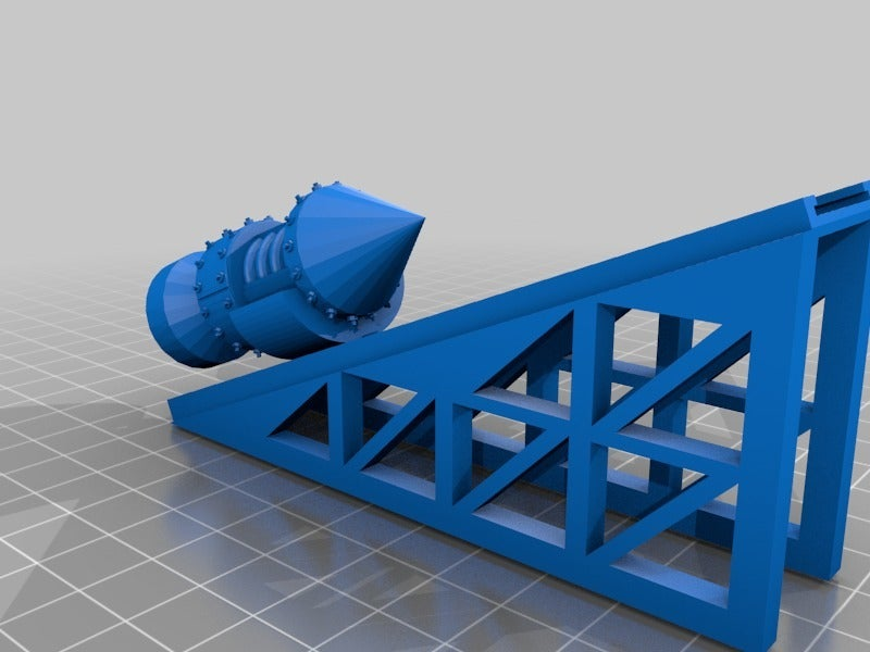 STL file Ork / Ork Pulse Rocket Artillery for 28mm sci-fi wargames 🚀 ...
