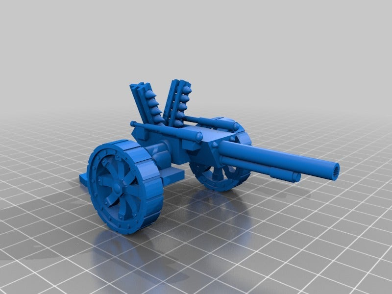 🔫 Ork / Orc Kannon / Sci-fi field gun 28mm wargaming・Free STL File for ...