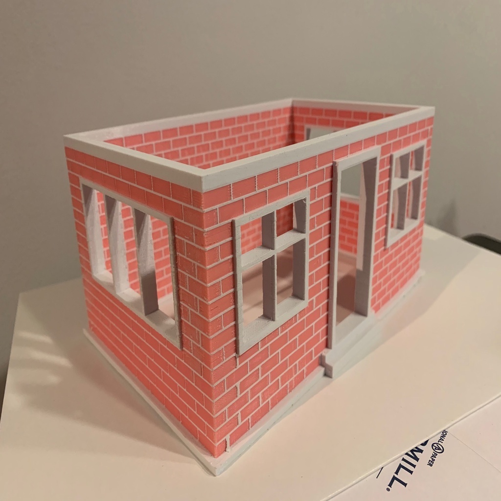 🏠 Doll House - 2 Color・Free STL File for ・Cults