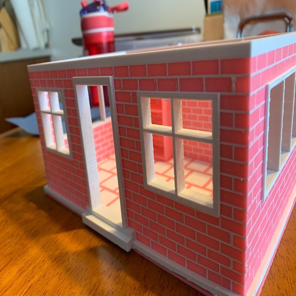 🏠 Doll House - 2 Color・Free STL File for ・Cults