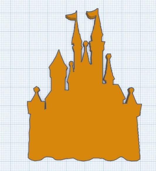 STL file Disney Castle Decoration 🏰 ・3D print model to download・Cults