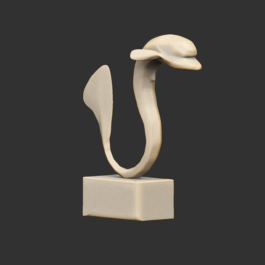 Free STL file Stylised Dolphin Statues 🐬 ・3D print design to download・Cults