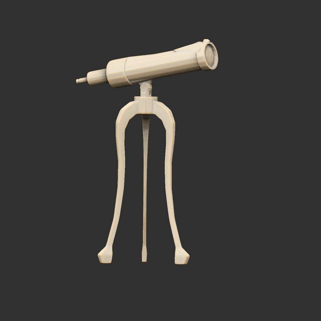 Free STL file Small Telescope on Stand 🤏 ・3D print model to download・Cults