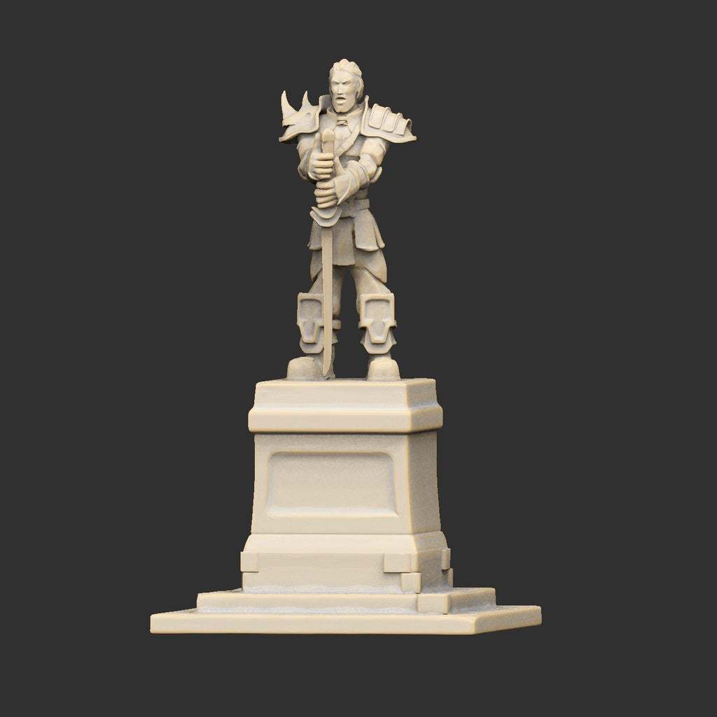 🎲 Arena Champion Statues x5・Free STL File for ・Cults
