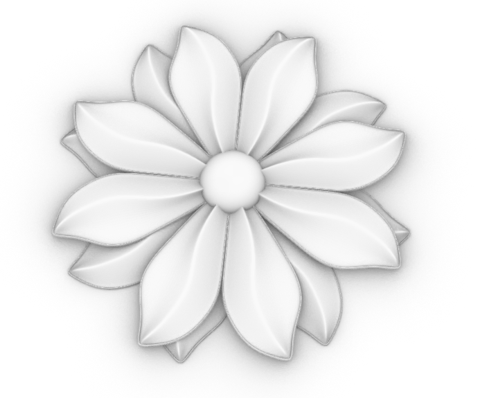 💐 Flower 3D stl・Free STL File for ・Cults
