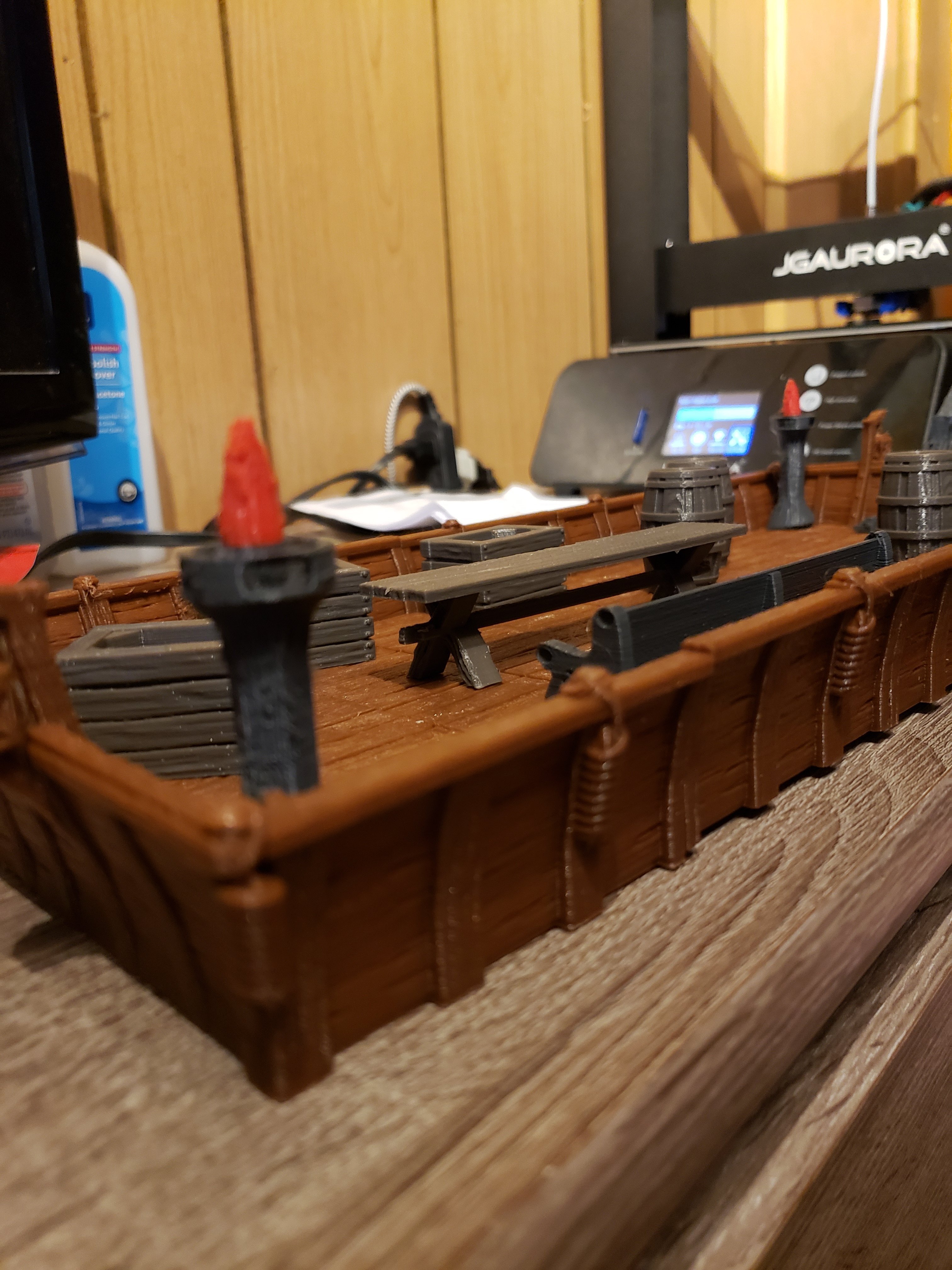 3D printable OpenForge - Modular River Barge・Cults