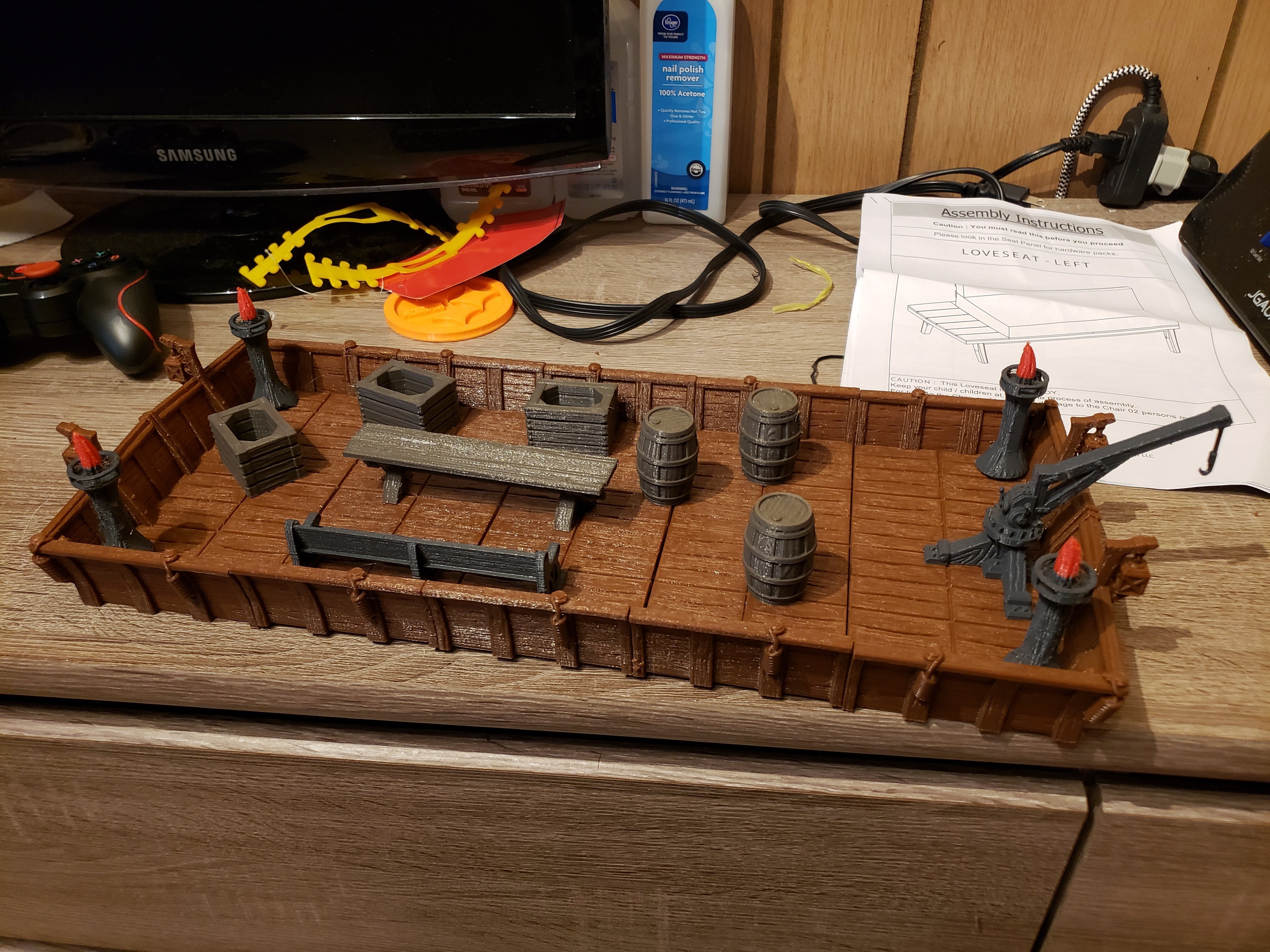 3D printable OpenForge - Modular River Barge・Cults