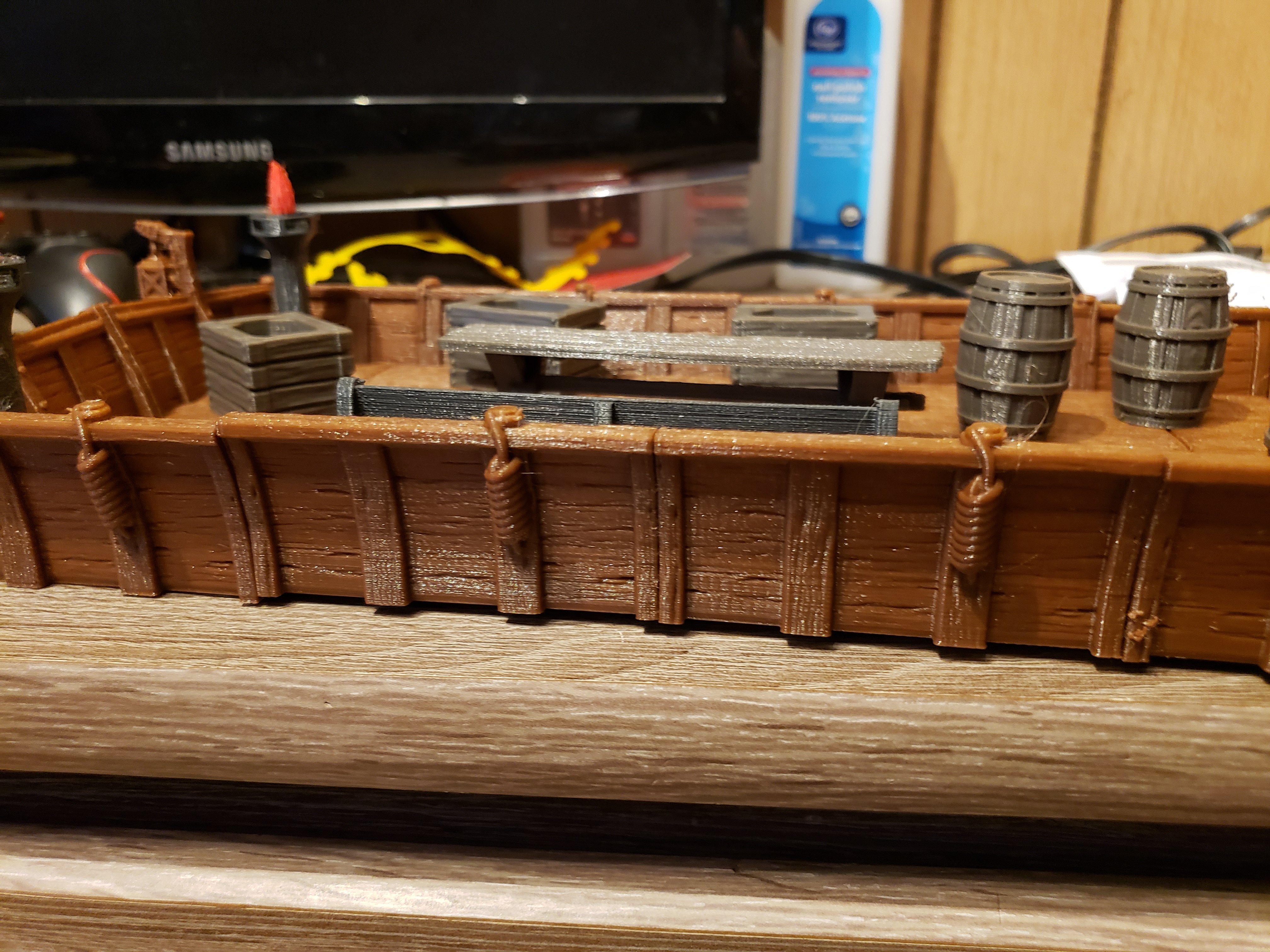 3D printable OpenForge - Modular River Barge・Cults