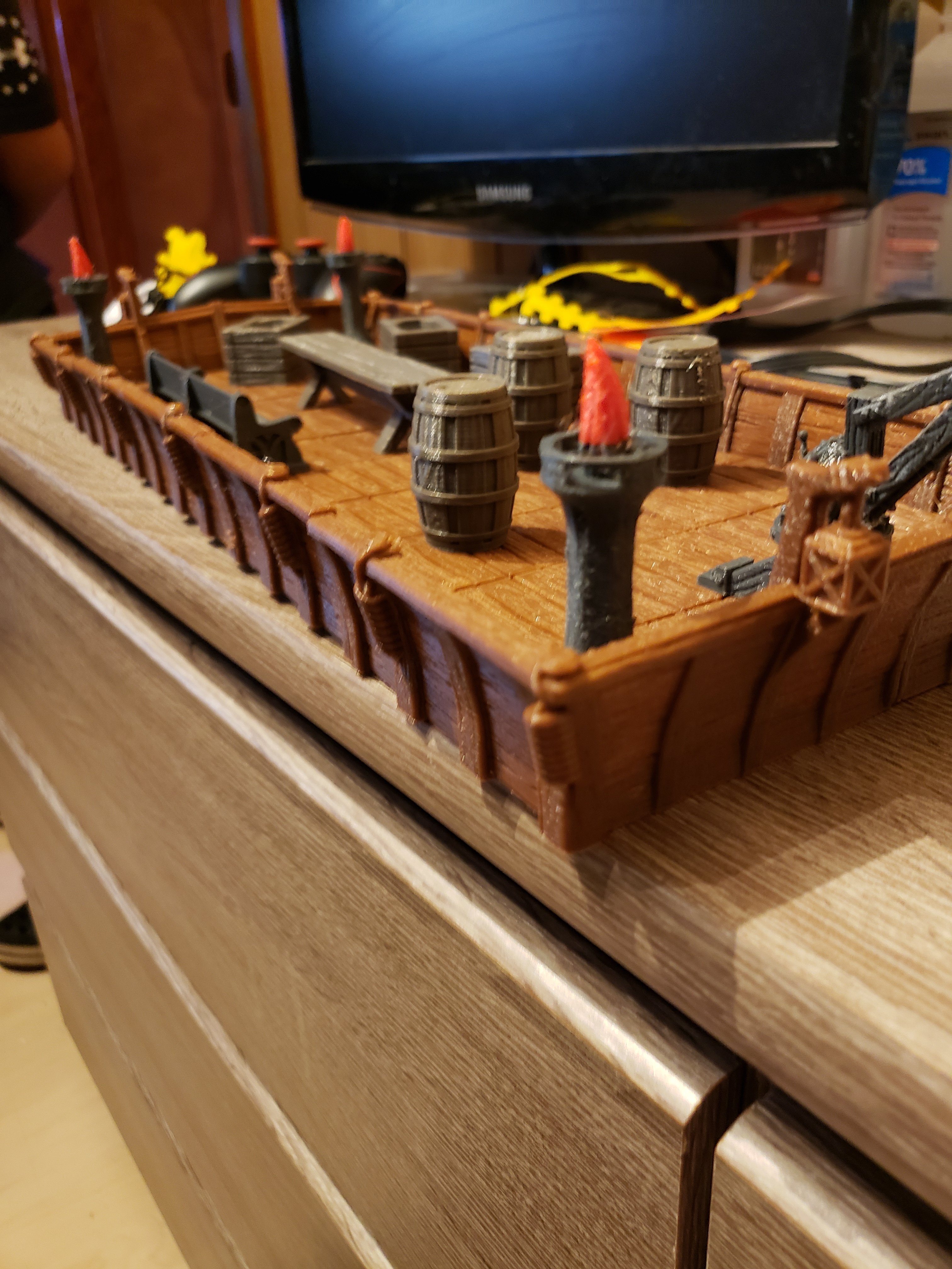 3D printable OpenForge - Modular River Barge・Cults