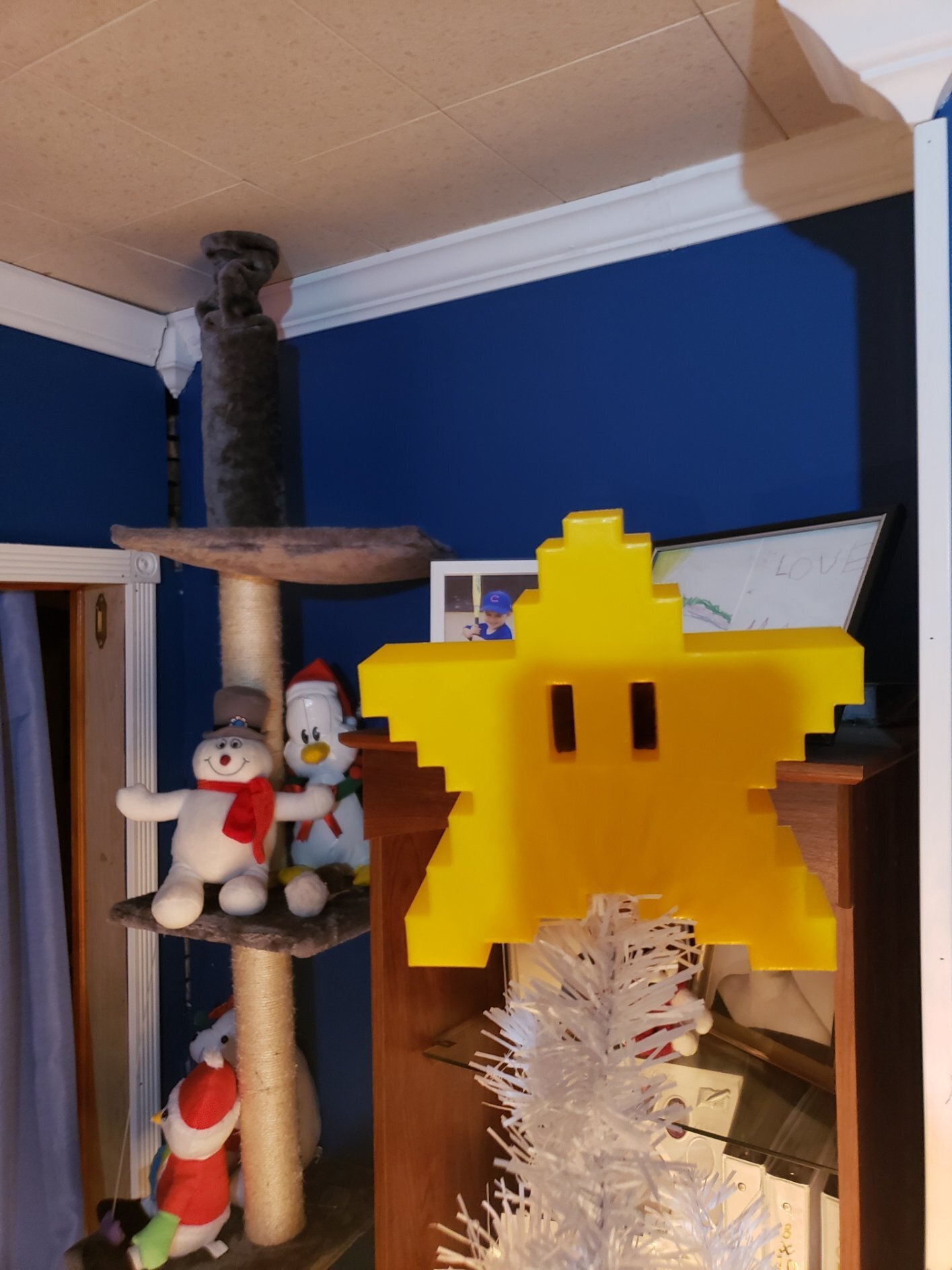 3D print Pixel tree topper star・Cults