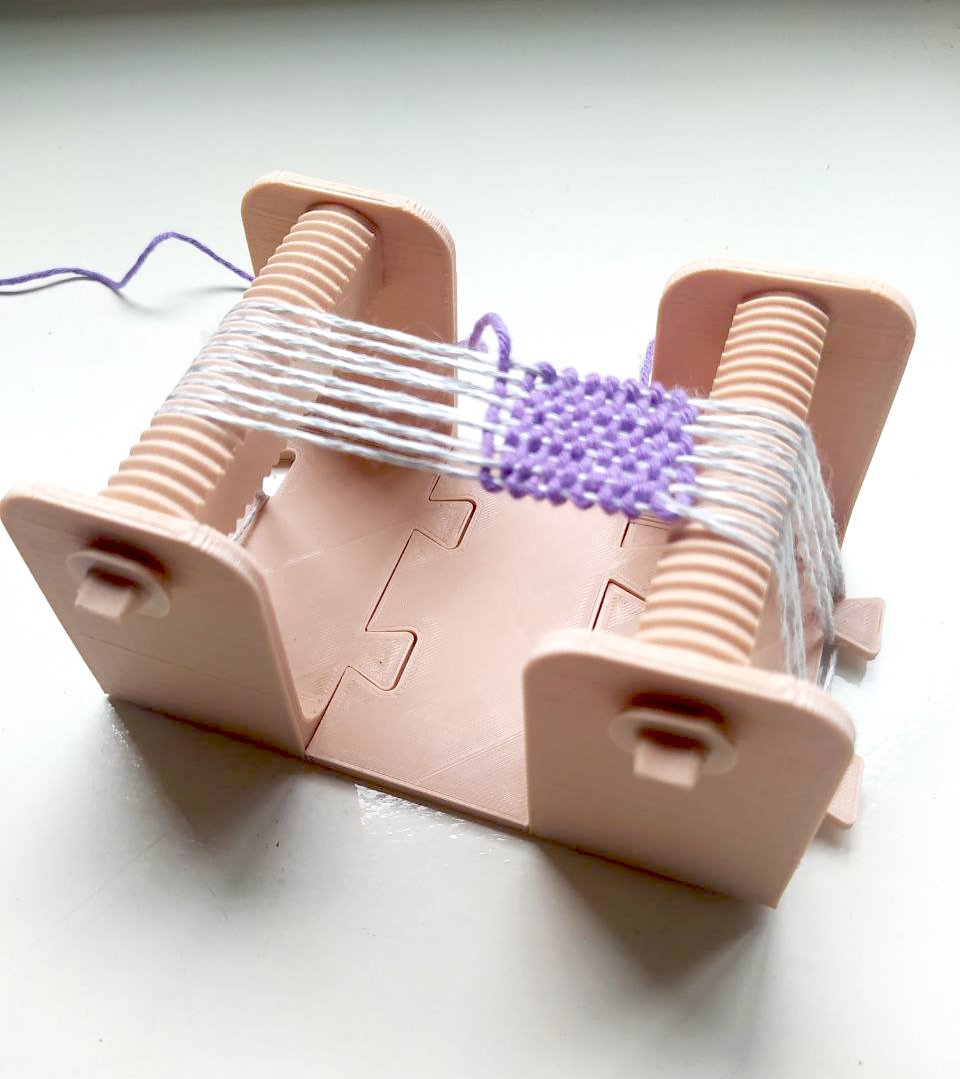 🧶 Modular loom for weaving or beads.・ STL File for ・Cults
