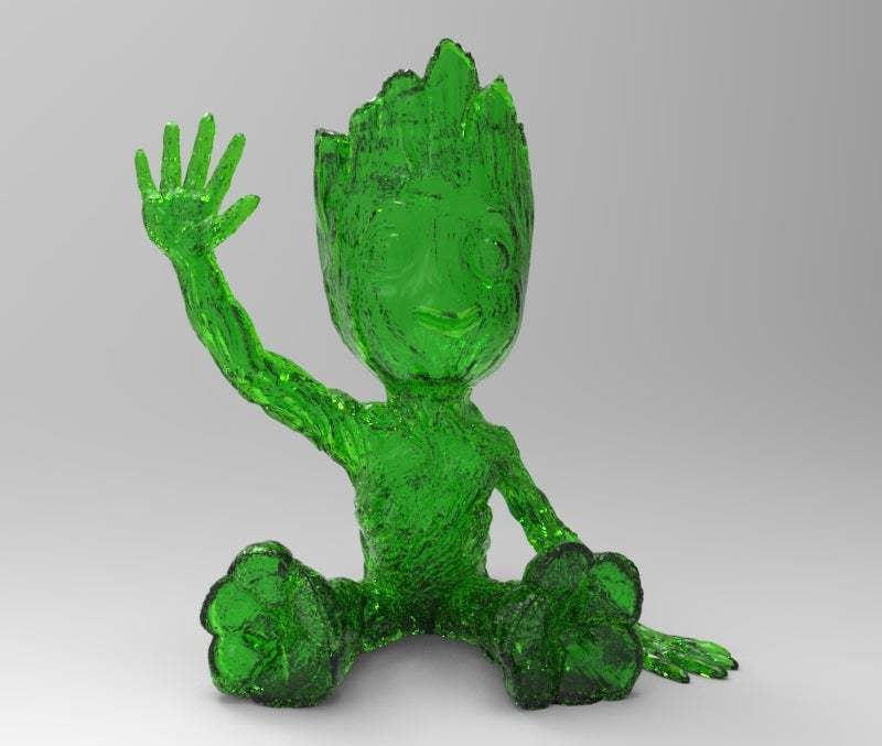 👶 baby groot led light v4・Free STL File for ・Cults