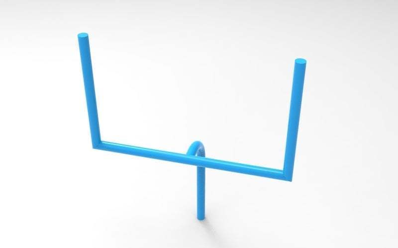 🏈 football goal post・Free STL File for ・Cults