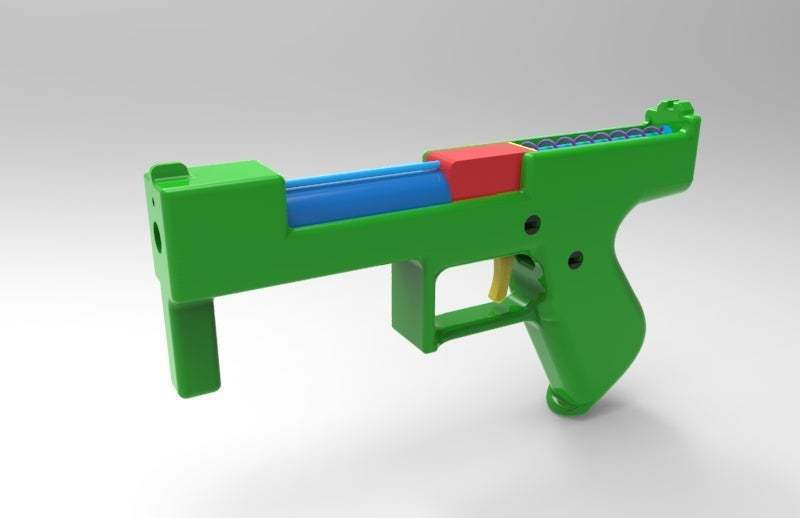 Free STL file prop gun - blowback 🔫 (OBJ)・3D printer design to download ...