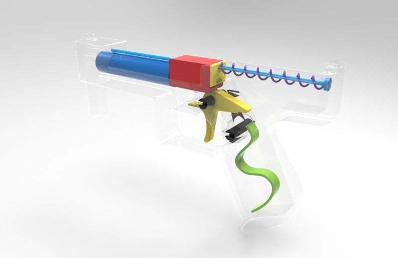 Free STL file prop gun - blowback 🔫 (OBJ)・3D printer design to download ...