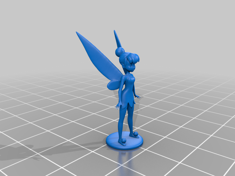 🗿 Tinkerbell・Free STL File for ・Cults