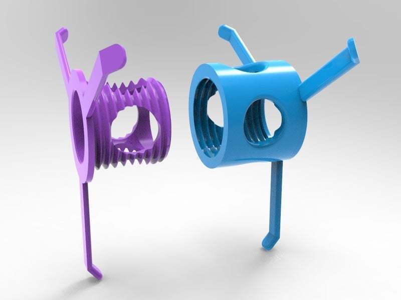 Free STL file ca fil hold 3 fin 🔧 ・3D printable object to download・Cults