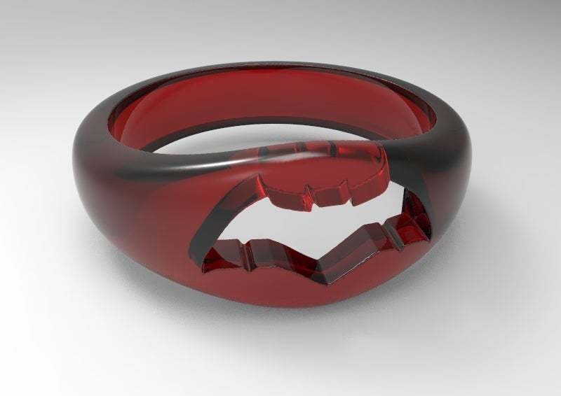 Archivo STL gratis batman vs superman ring 2 🦸‍♂️ ・Objeto para ...