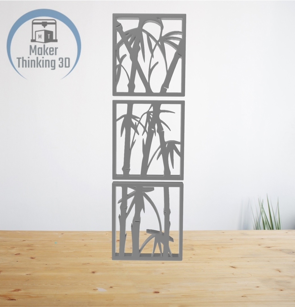 Free 3D file bamboo decora 🌿・3D printing design to download・Cults