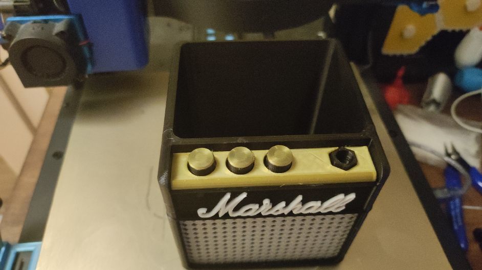 🎸 AMP Desk Organizer with separation・Free 3D File for ・Cults