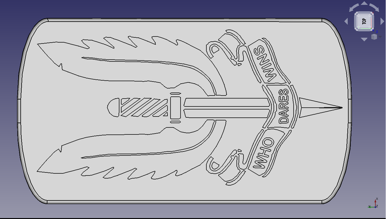 🎨 SAS Logo・ STL File for ・Cults