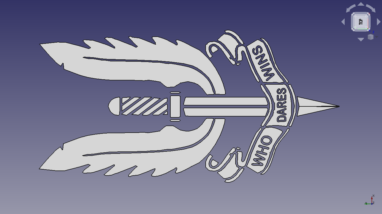 🎨 SAS Logo・ STL File for ・Cults