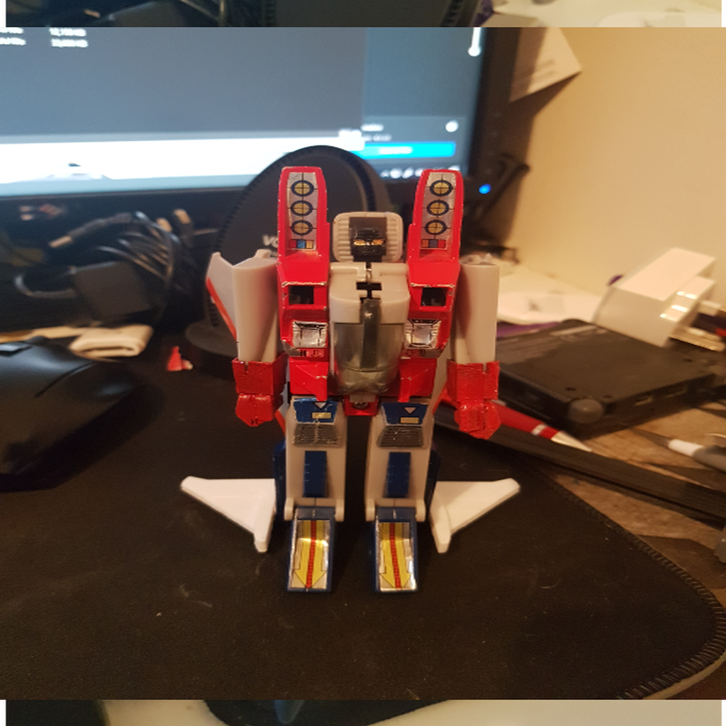 🪶 Replacement tail wing for G1 Starscream・Free 3D File for ・Cults