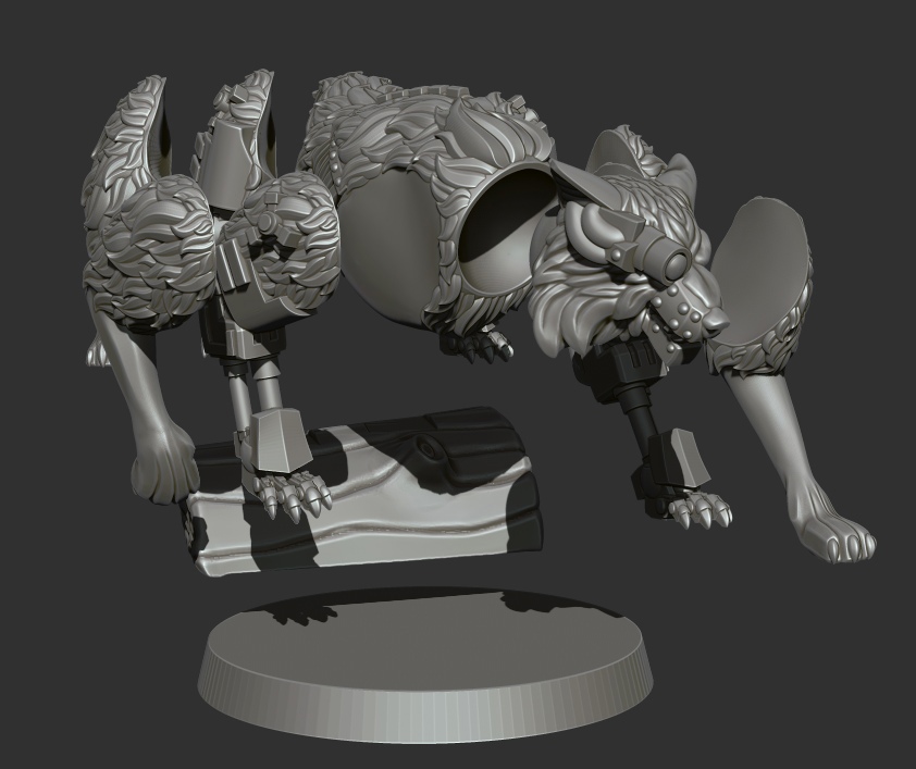 🛰 Cyber Wolves of Fenris・ 3D File for ・Cults