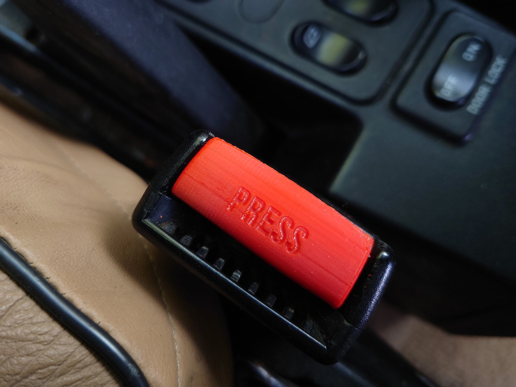 💺 Seat belt buckle release press button cap for Saab 900, 9000, Volvos ...