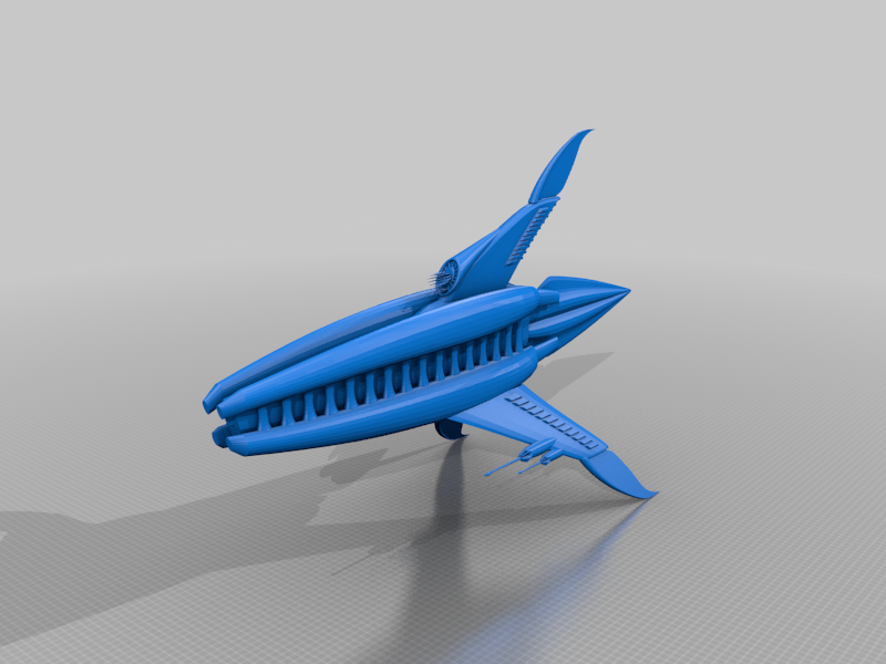 🚗 Minbari Tinashi Class War Frigate・Free STL File for ・Cults