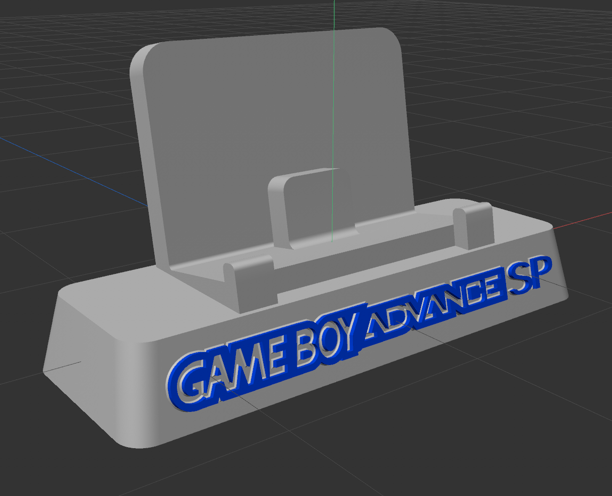 👦 Support for Nintendo Game Boy Advance SP・ STL File for 3D printing・Cults