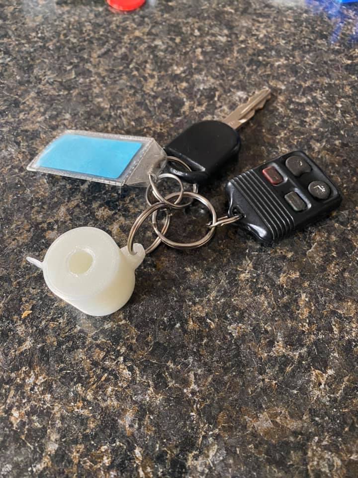 Free STL file TP Keychain 🗝️ ・3D printer design to download・Cults