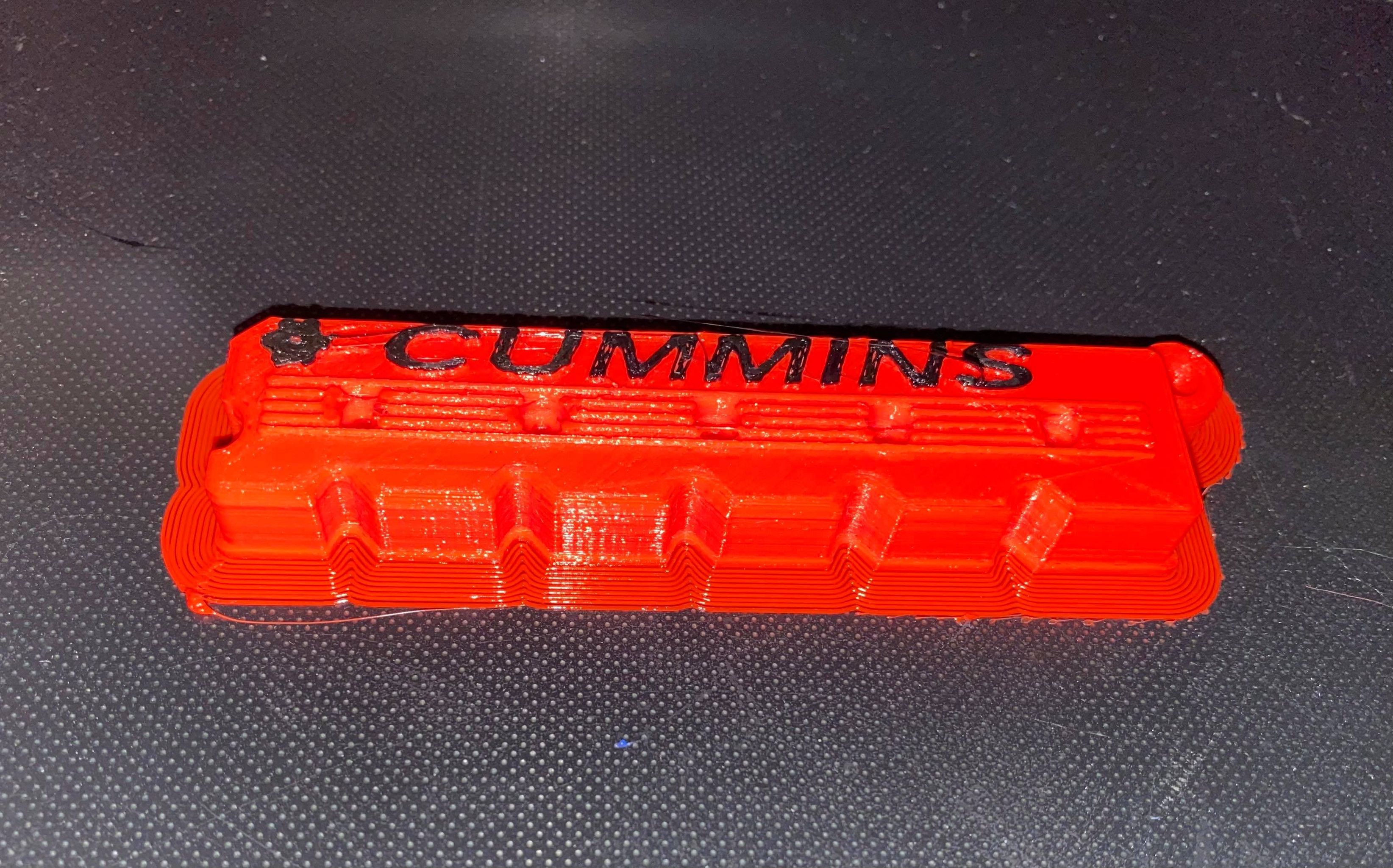 🗝️ Cummins Keychain・ STL File for ・Cults