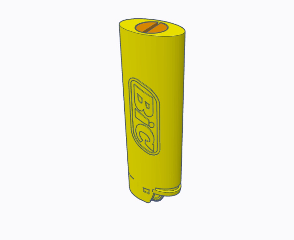 🙈 Realistic size Bic Lighter Secret Container・ STL File for ・Cults